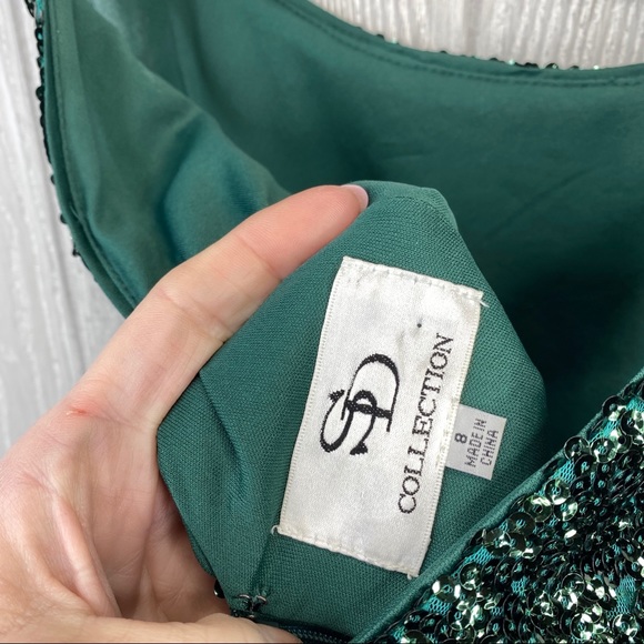 SD Collection | Dresses | Green Sparkly Tight Fitting Dress | Poshmark